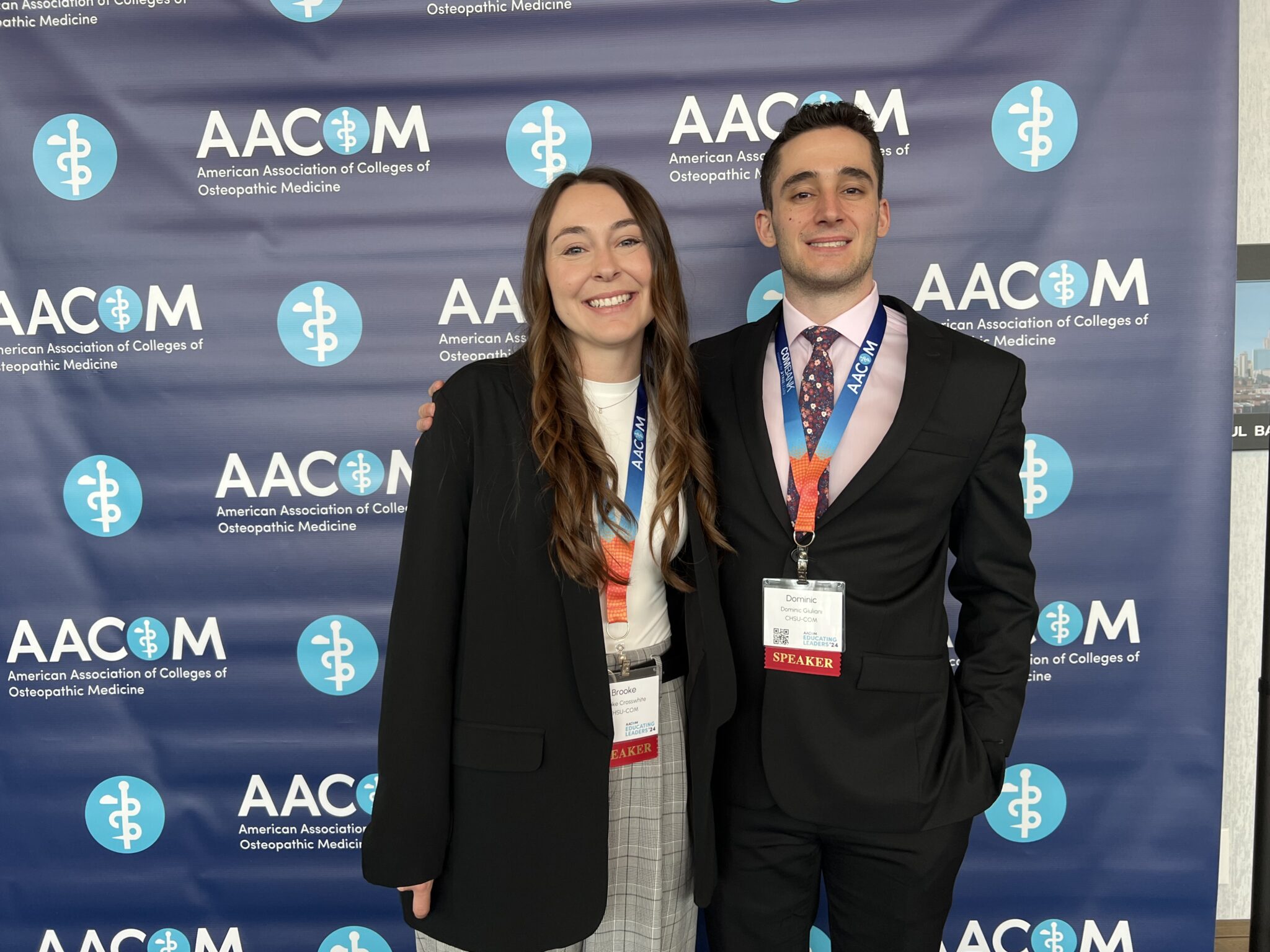 Student Doctors Brooke Crosswhite and Dominic Giuliani Deliver an Oral ...