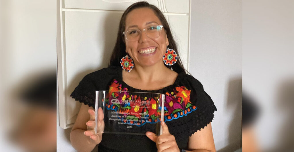 Maria Torres Receives Recognized Young Dietitian of the Year Award ...